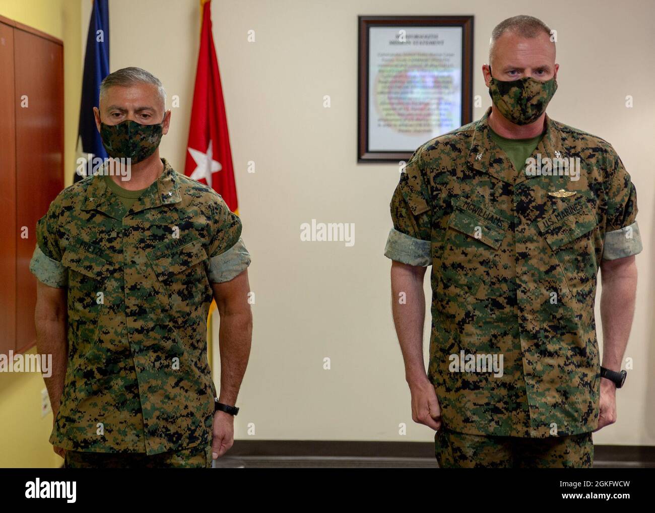 Brig. Gen. Phillip N. Frietze, the outgoing commander of U.S. Marine ...