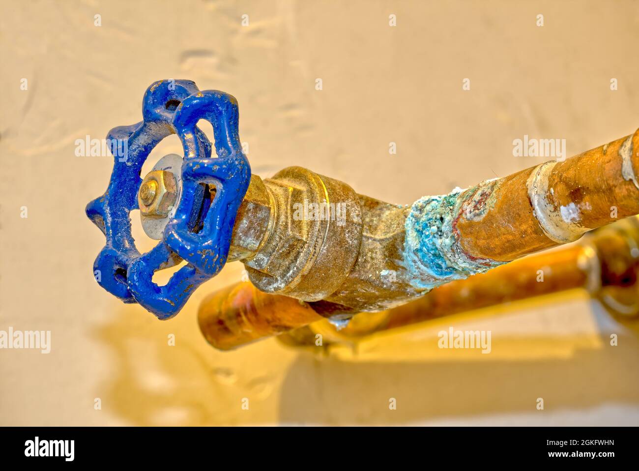 Copper pipe corrosion hi-res stock photography and images - Alamy