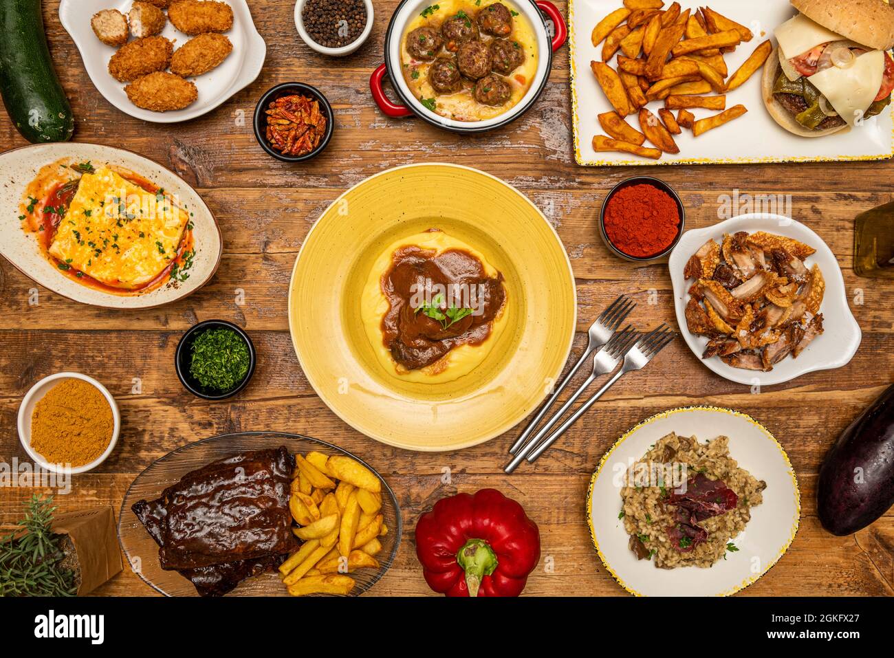 Food combination hi-res stock photography and images - Alamy