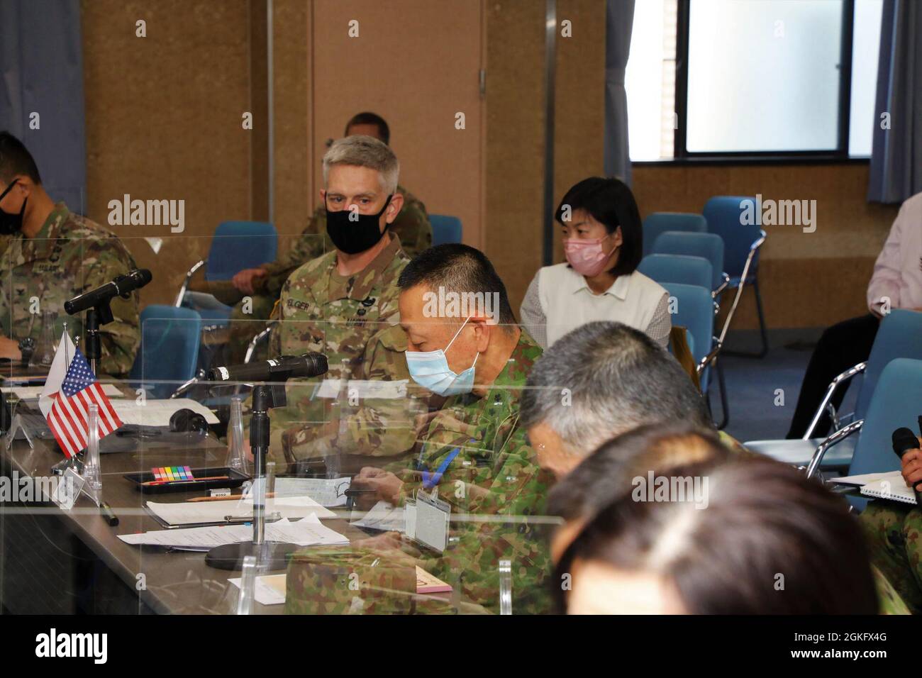 U.S. Army and Japan Ground Self-Defense Force members began the Orient ...