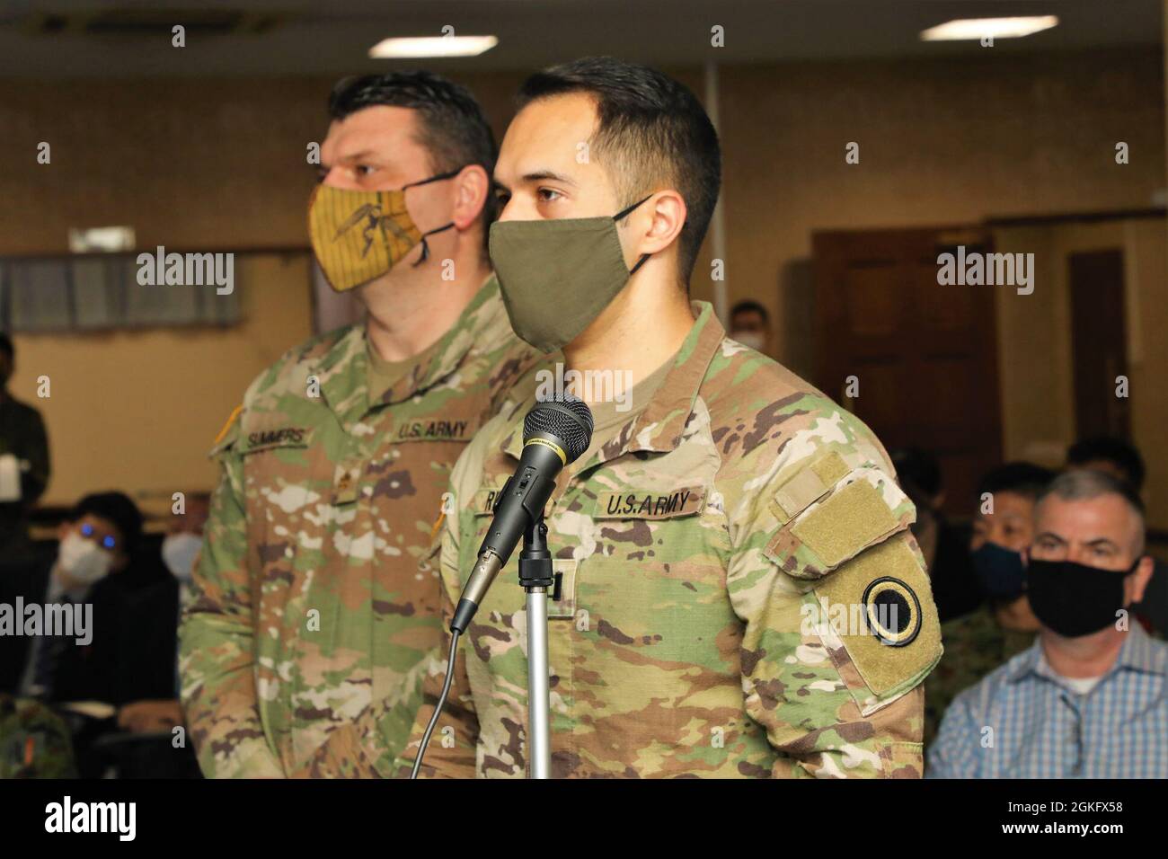 U.S. Army and Japan Ground Self-Defense Force members began the Orient ...