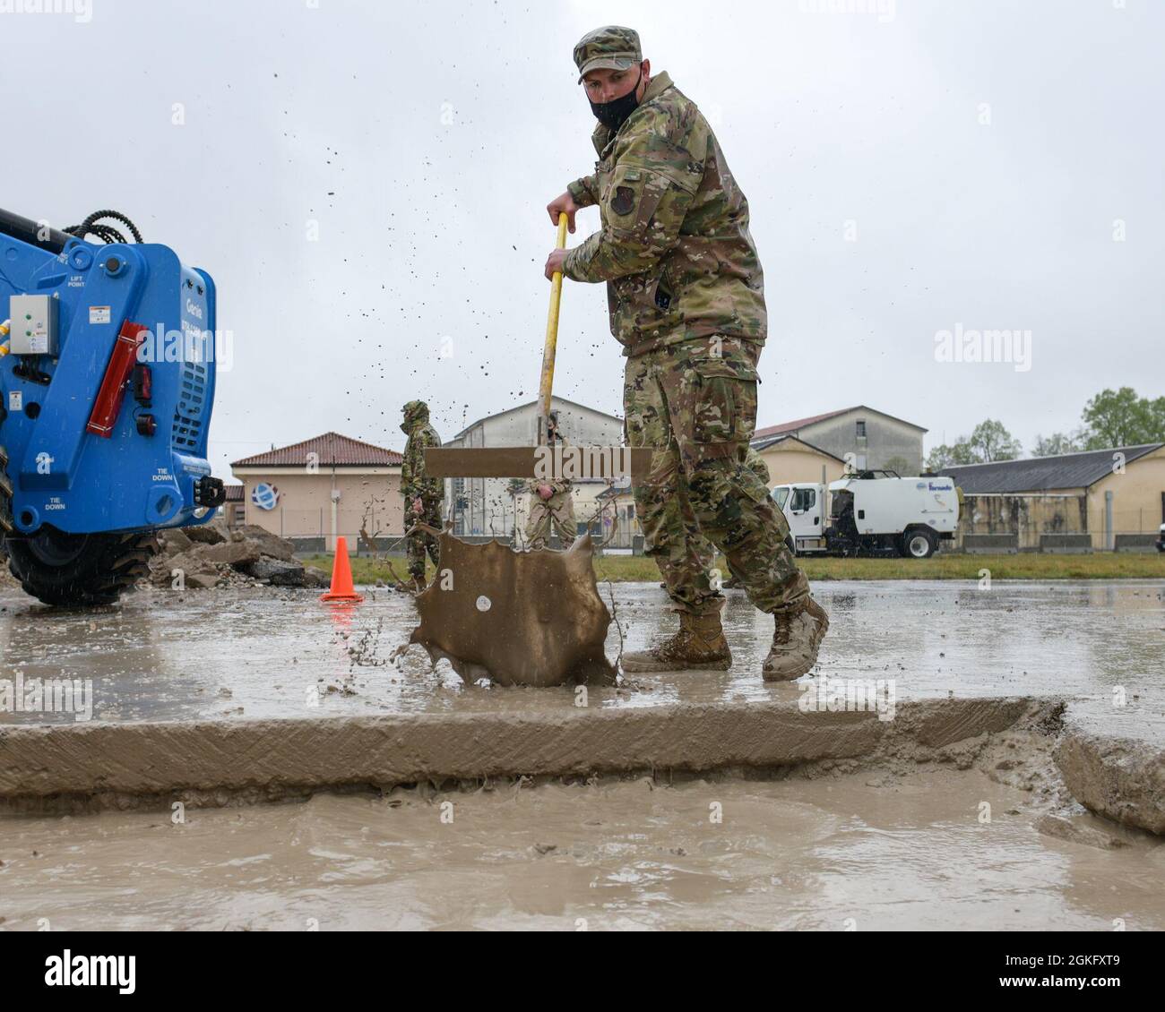 Senior Airman Joshua Carney, 31st Civil Engineer Squadron heavy ...