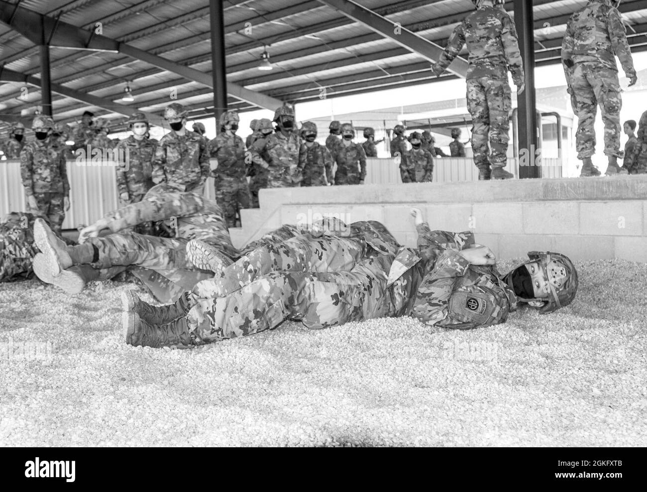 Paratroopers from the 82nd Airborne Division prepare to for their jump ...