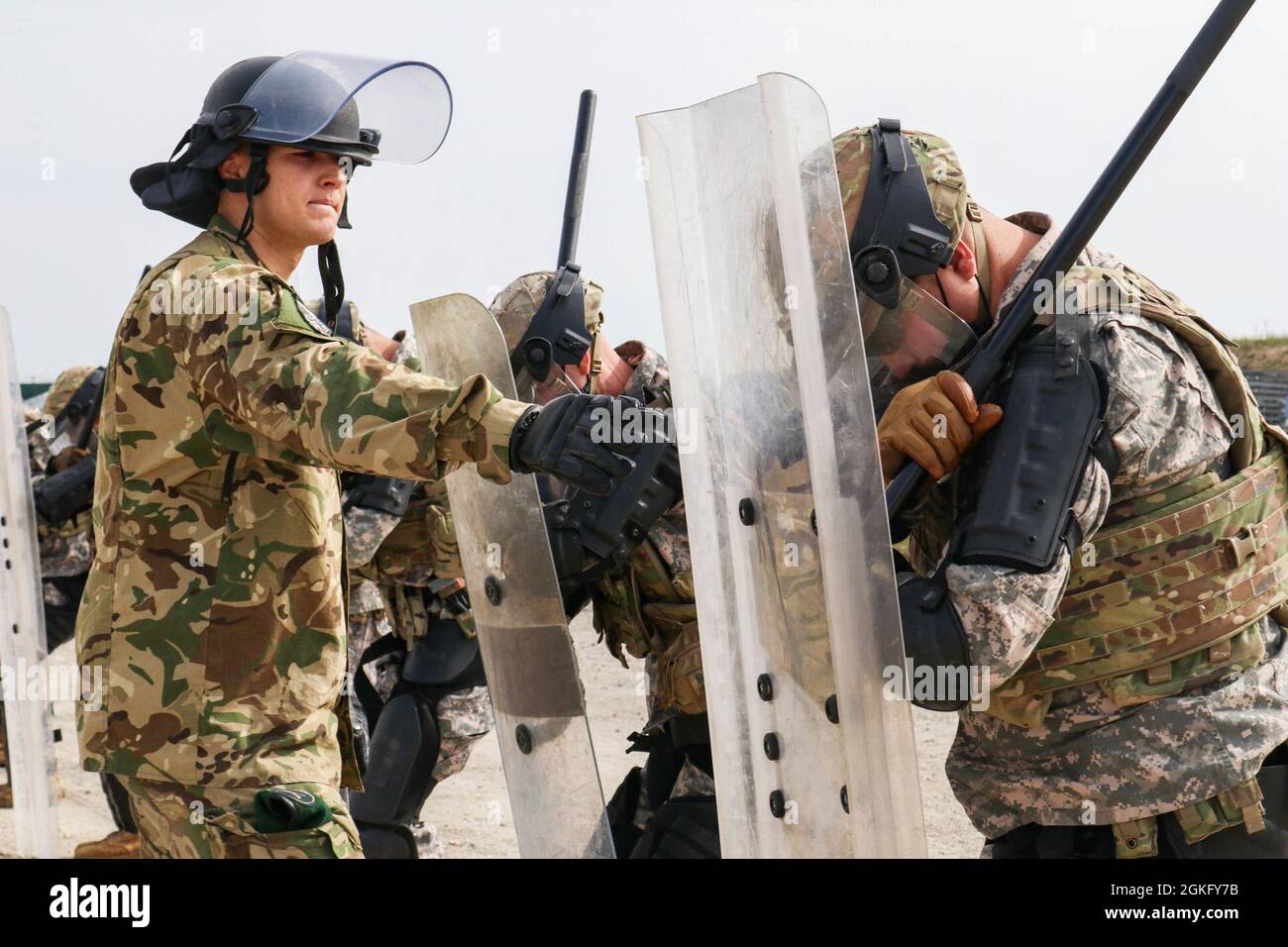 A Hungarian Defense Forces Soldier instructs U.S. Soldiers with Troop B ...
