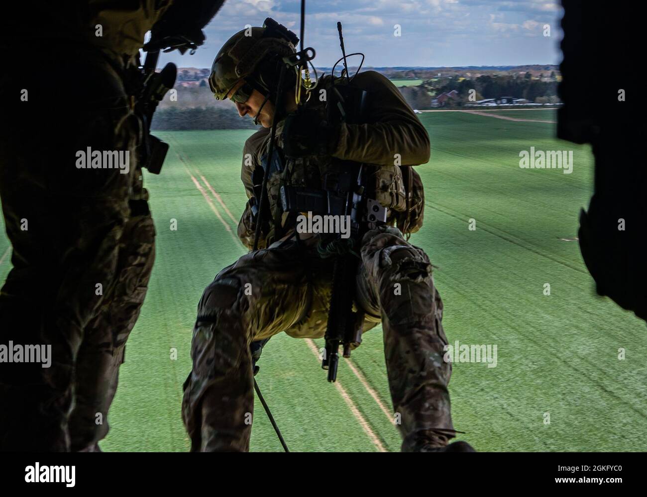 A U.S. Air Force Special Tactics operator assigned to the 321st Special ...