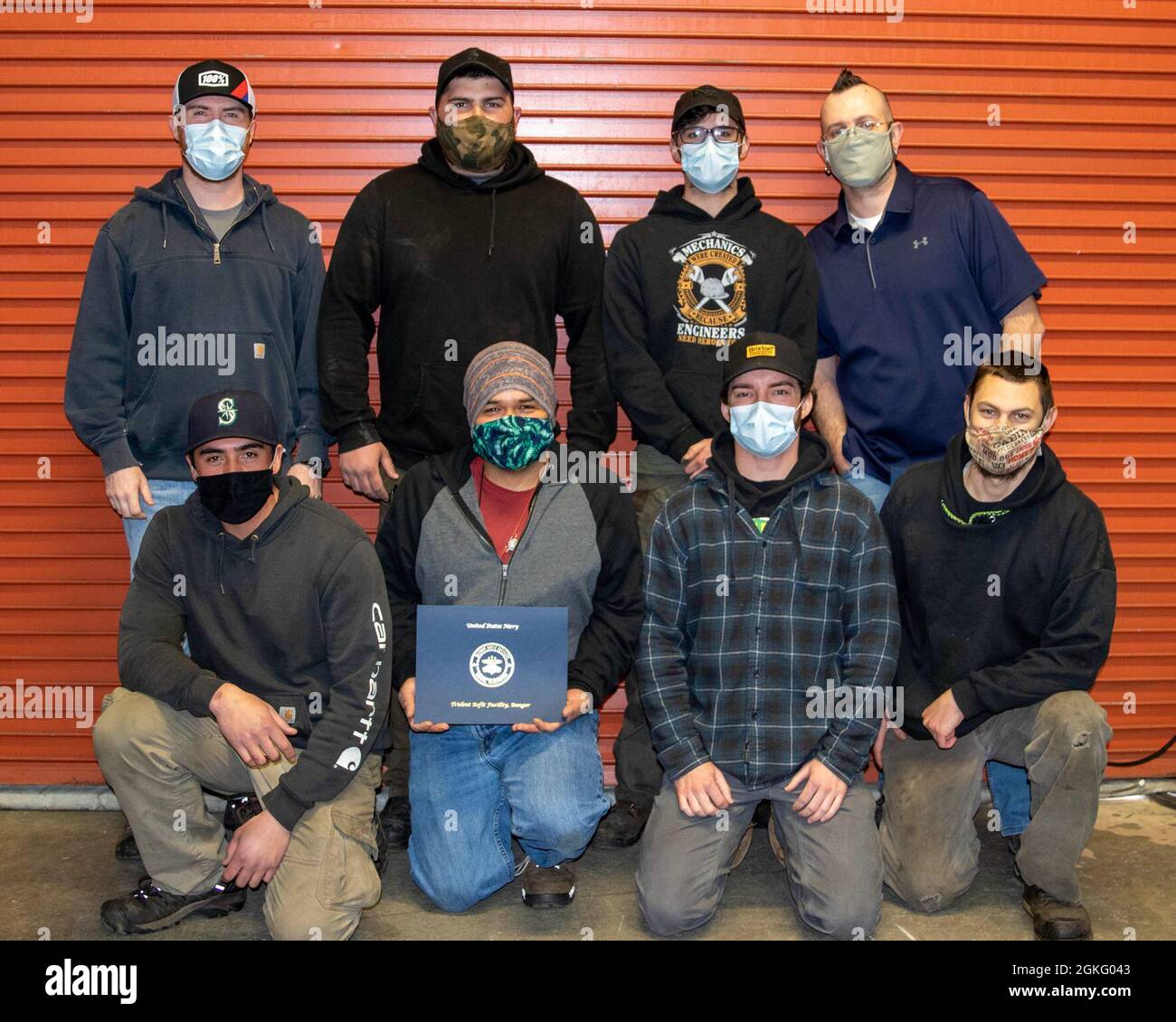 SILVERDALE, Wash. (April 5, 2021) – Michael Jantzi (back right), Work ...