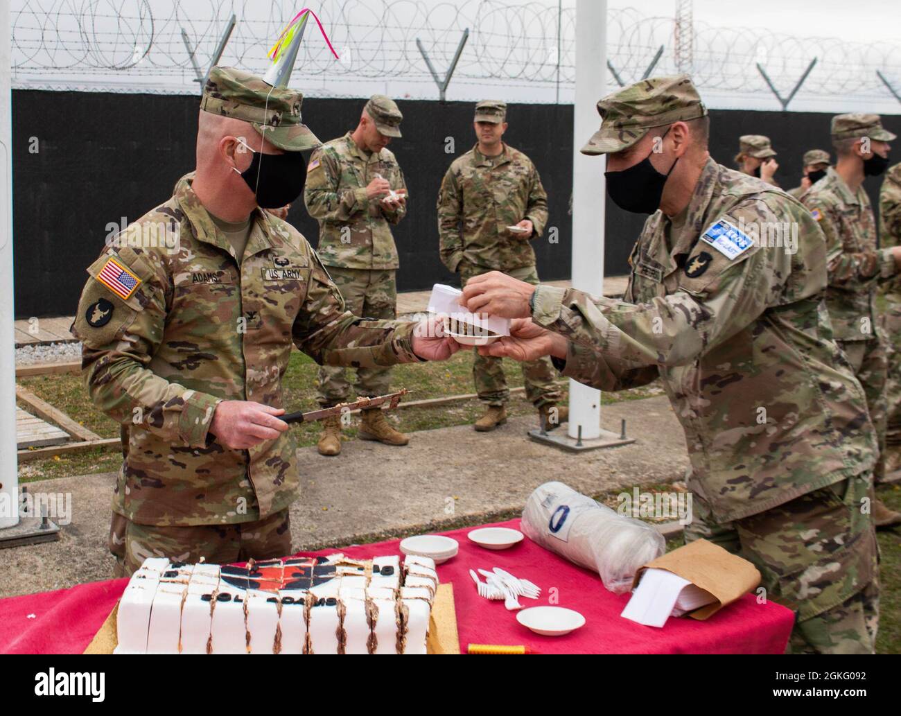 Col. Derek Adams, commander of the 2nd Brigade Combat Team, 34th ...