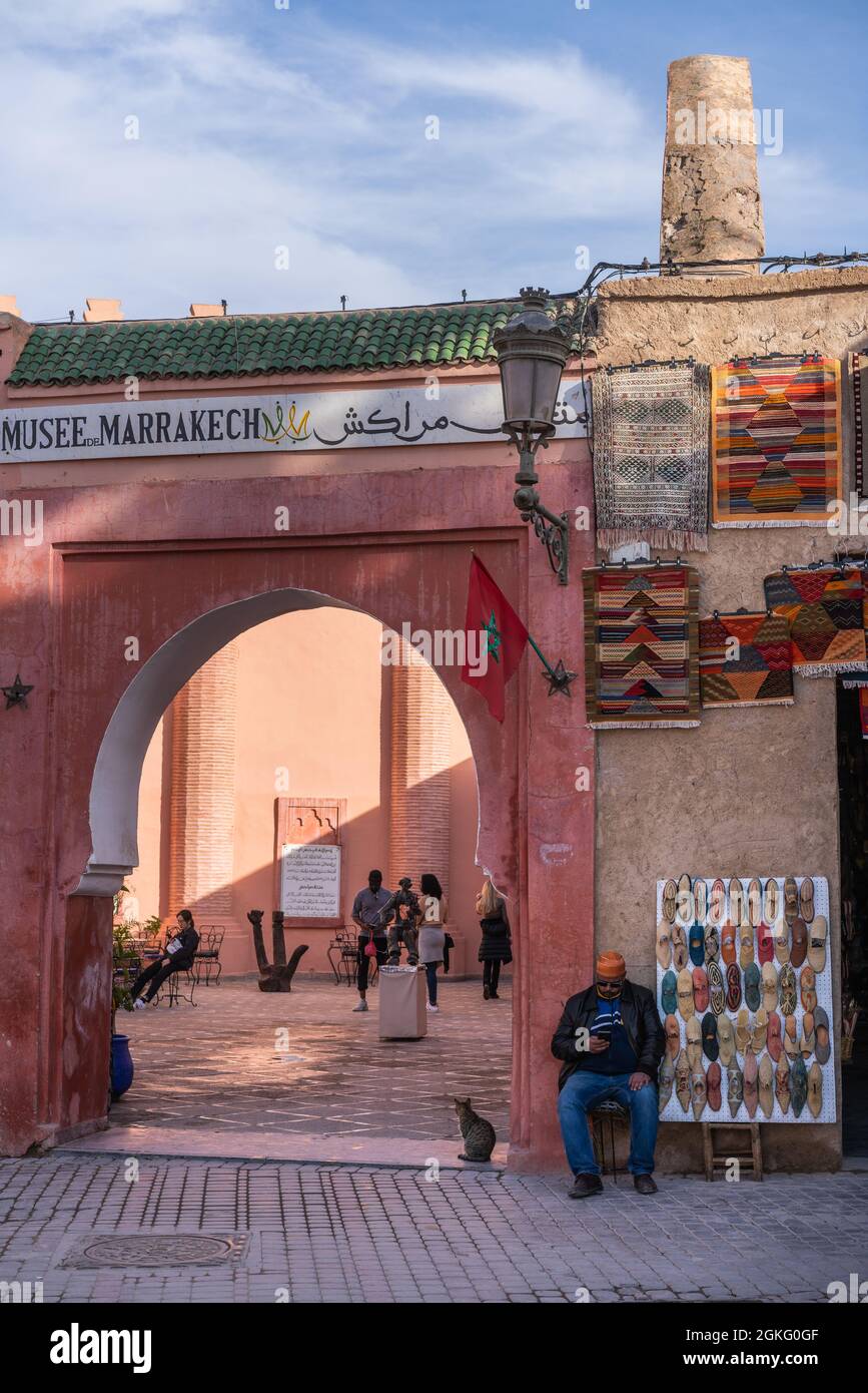 Street scene in the Marrakesh, Morocco, Africa Stock Photo - Alamy