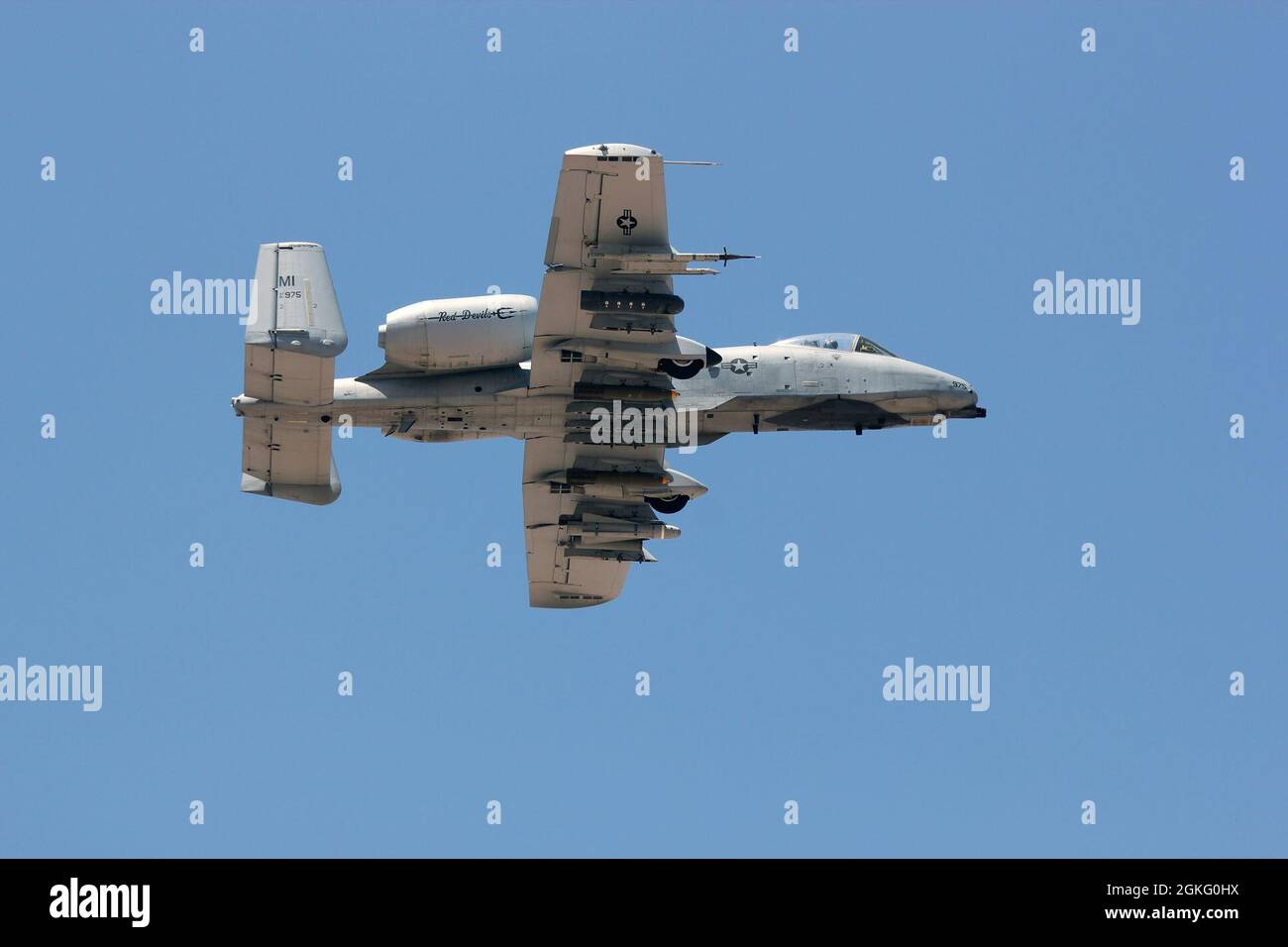 An A-10 Thunderbolt II aircraft from the Michigan Air National Guard’s ...