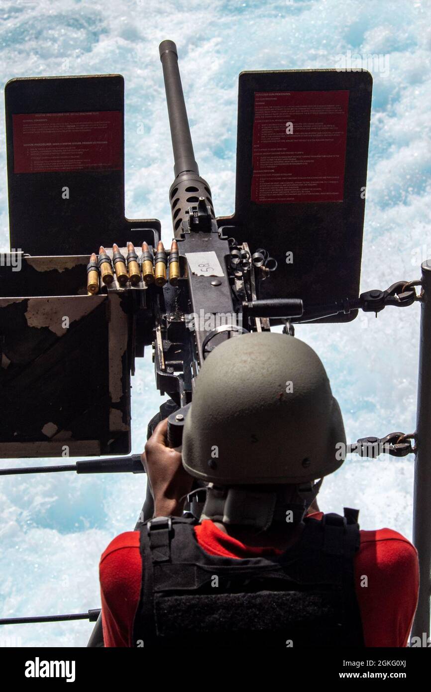 PACIFIC OCEAN (April 13, 2021) – U.S. Navy Gunner’s Mate 3rd Class ...