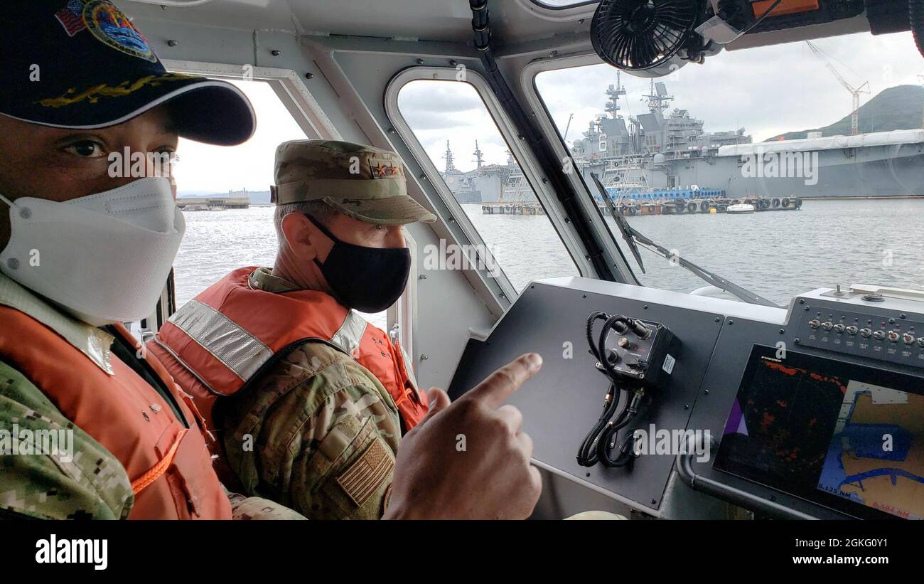 SASEBO, Japan (April 13, 2021) – U.S. Forces Japan Lt. Gen. Kevin ...