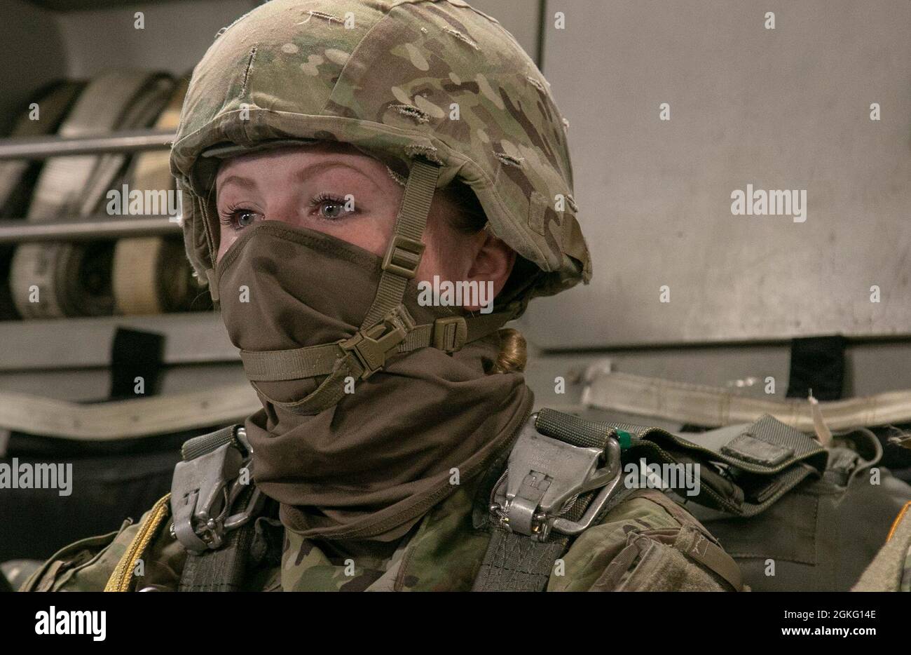 Paratrooper from the 82nd Airborne Division prepare to for their jump ...