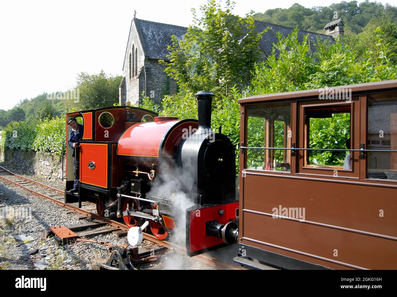 Corris Railway Steam trains Stock Photo - Alamy