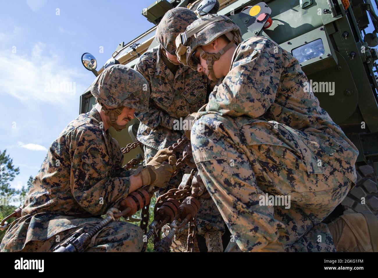 U.S. Marines with Combat Logistics Battalion 8, Combat Logistics ...