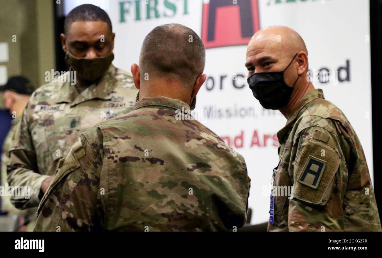 Attendees at the First Army Commanders' Conference, including Command ...