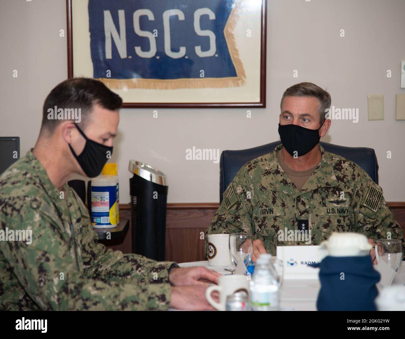 210413-N-EL867-0084 Newport, R.I. (April 13, 2021) Rear Adm. Pete Garvin, commander, Naval ...