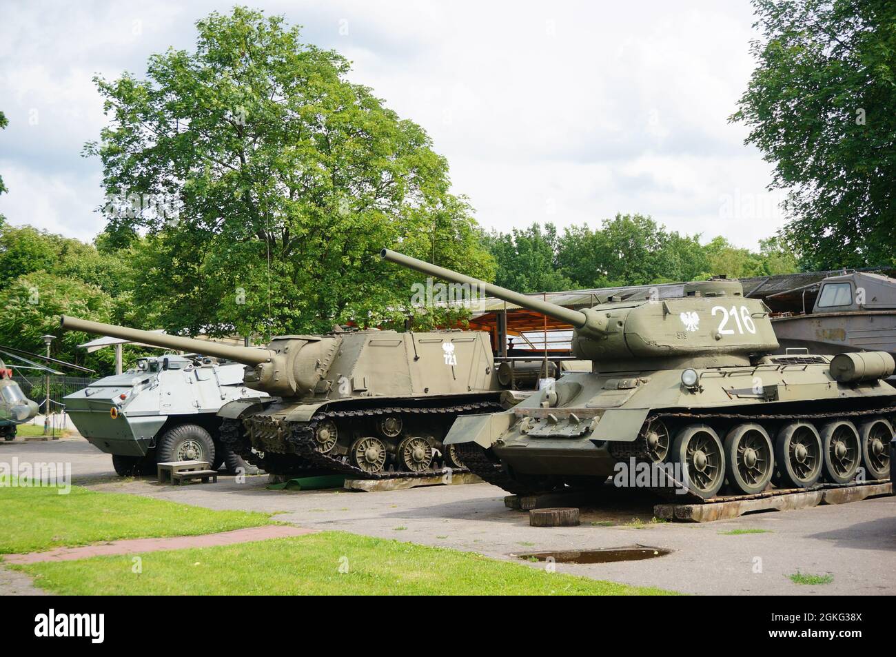 Tanks Parked In A Row