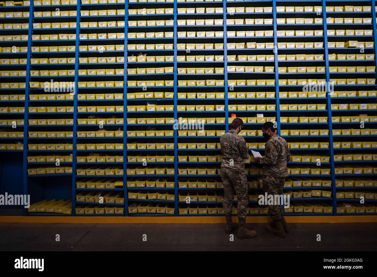 Aircraft Parts Storage Rack