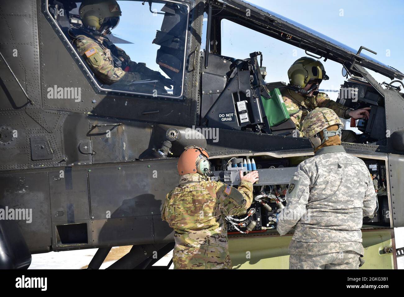 Forward Arming and Refueling Point Soldiers from D Company, 1st ...