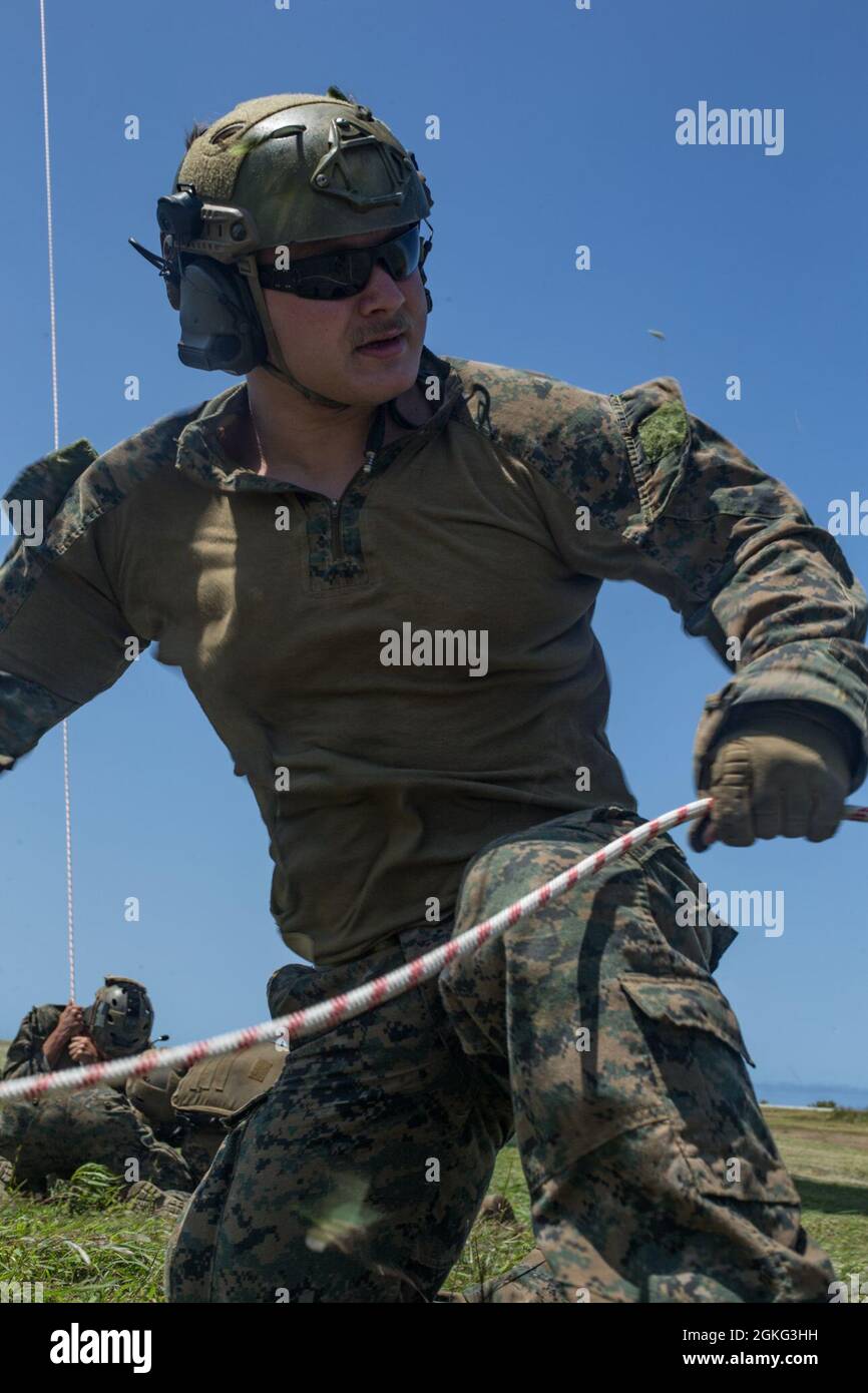 A U.S. Marine with the Maritime Raid Force (MRF), 31st Marine ...