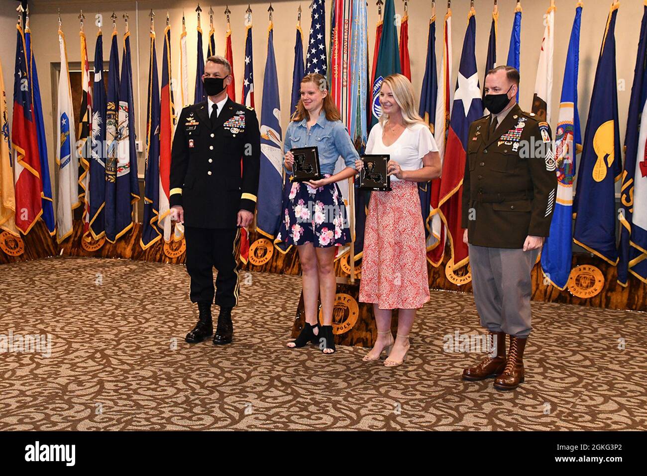 Brig. Gen. David S. Doyle, (left) Joint Readiness Training Center and ...