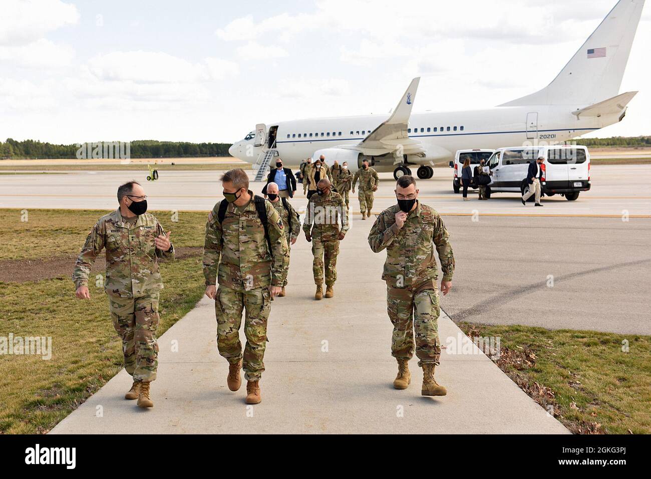 U.S. Army Maj. Gen. Paul D. Rogers (left), Michigan National Guard ...