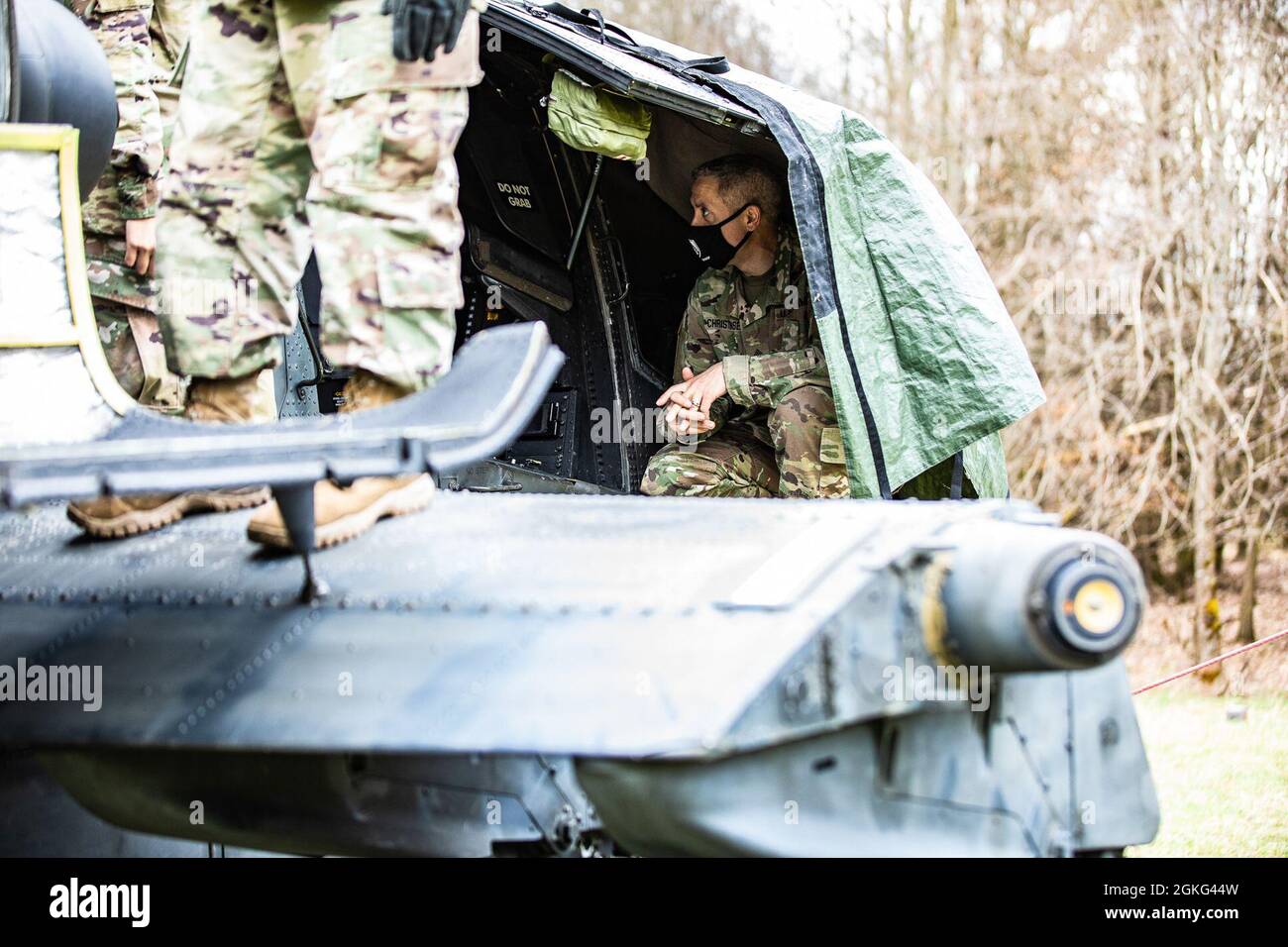 Command Sgt. Maj. Robert Christensen of the 1-3rd Attack Battalion ...