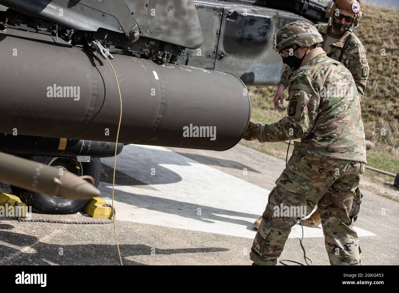 Command Sgt. Maj. Robert Christensen of the 1-3rd Attack Battalion ...