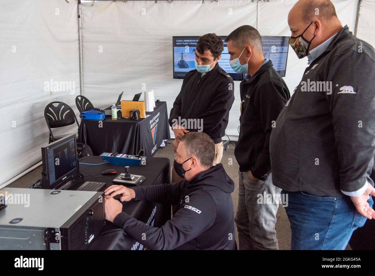 Dave Fischer, with C360, shows the controls and replay features of Team ...