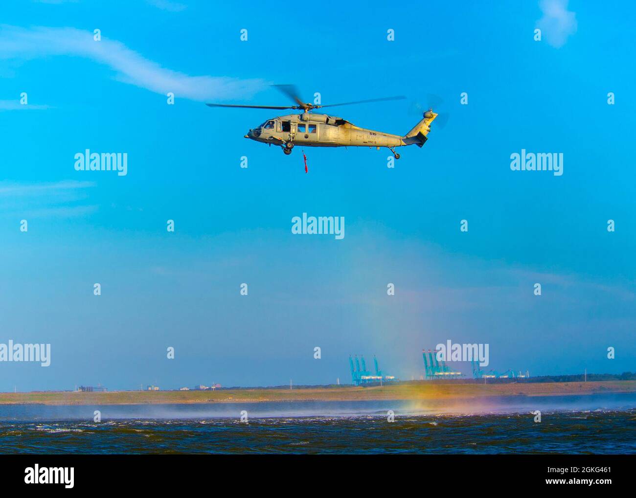 NORFOLK, Va. (April 13, 2021) - Sailors assigned to Helicopter Sea ...