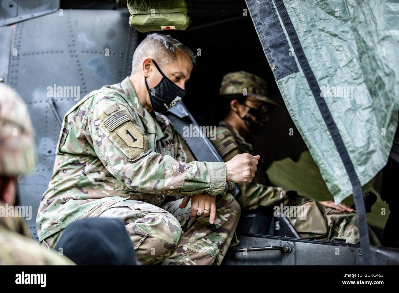 Command Sgt. Maj. Robert Christensen of the 1-3rd Attack Battalion ...