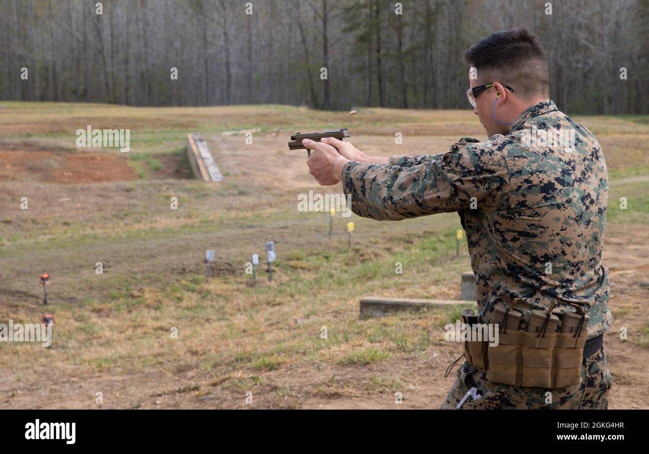U.S. Marine Corps Staff Sgt. Sean Cain, S-3 staff non-commissioned ...