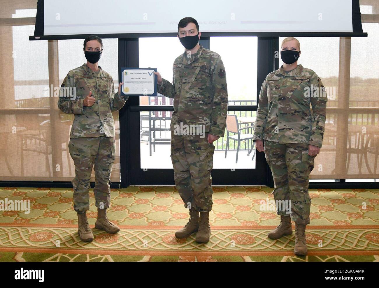 Let's give Staff Sgt. Michael Cooley from the 81st Operations Support ...