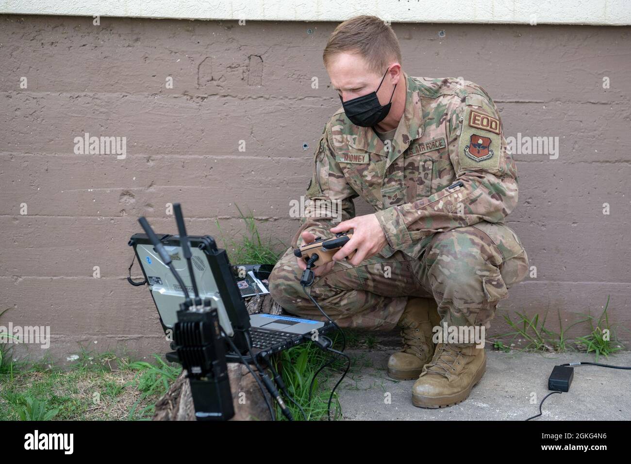 U.S. Air Force Senior Airman Shayne Mooney, Explosive Ordinance ...
