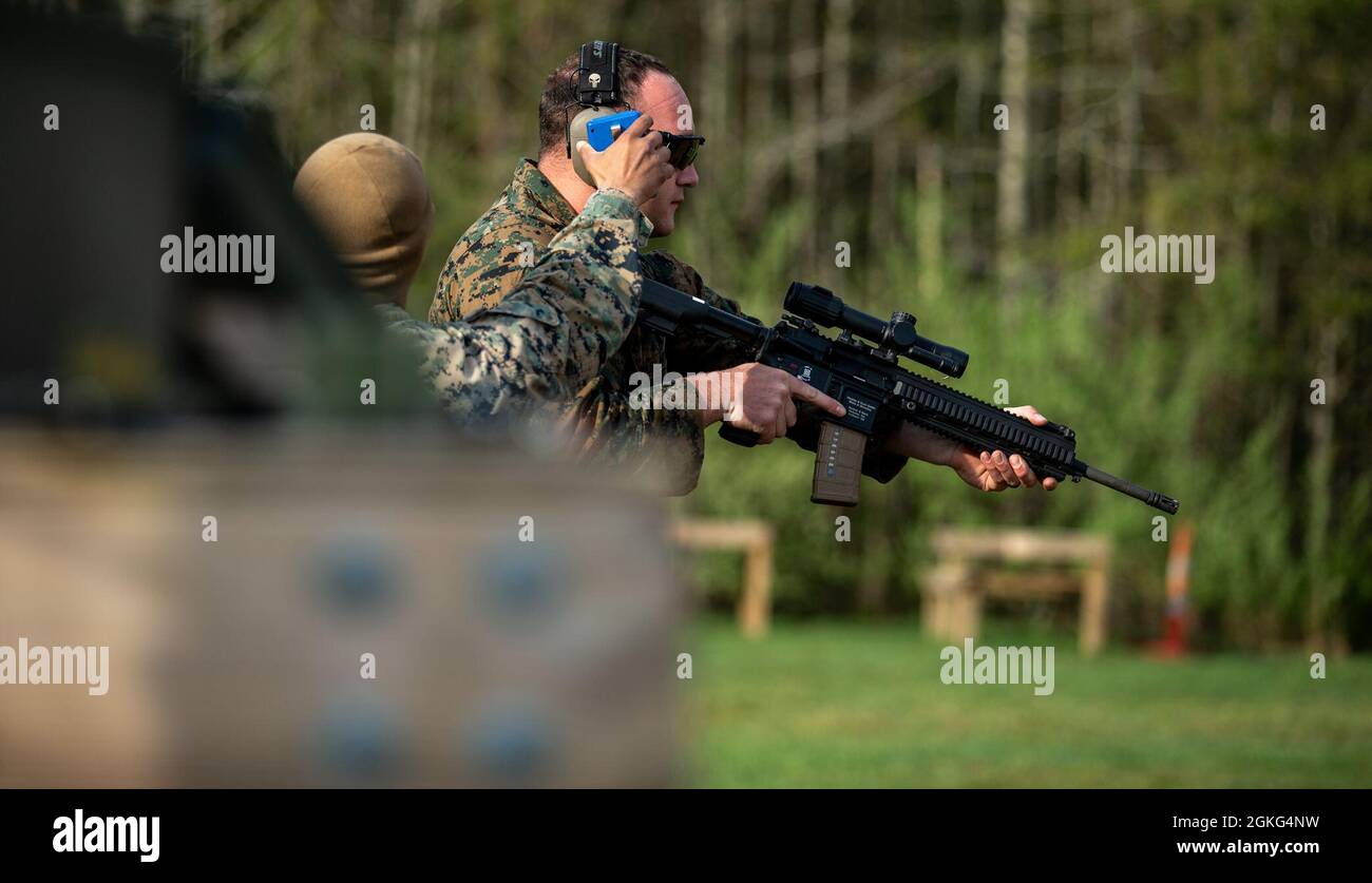 U.S Marine Lance Cpl. Jordan Cruz, with Weapons Company, 2nd Battalion ...