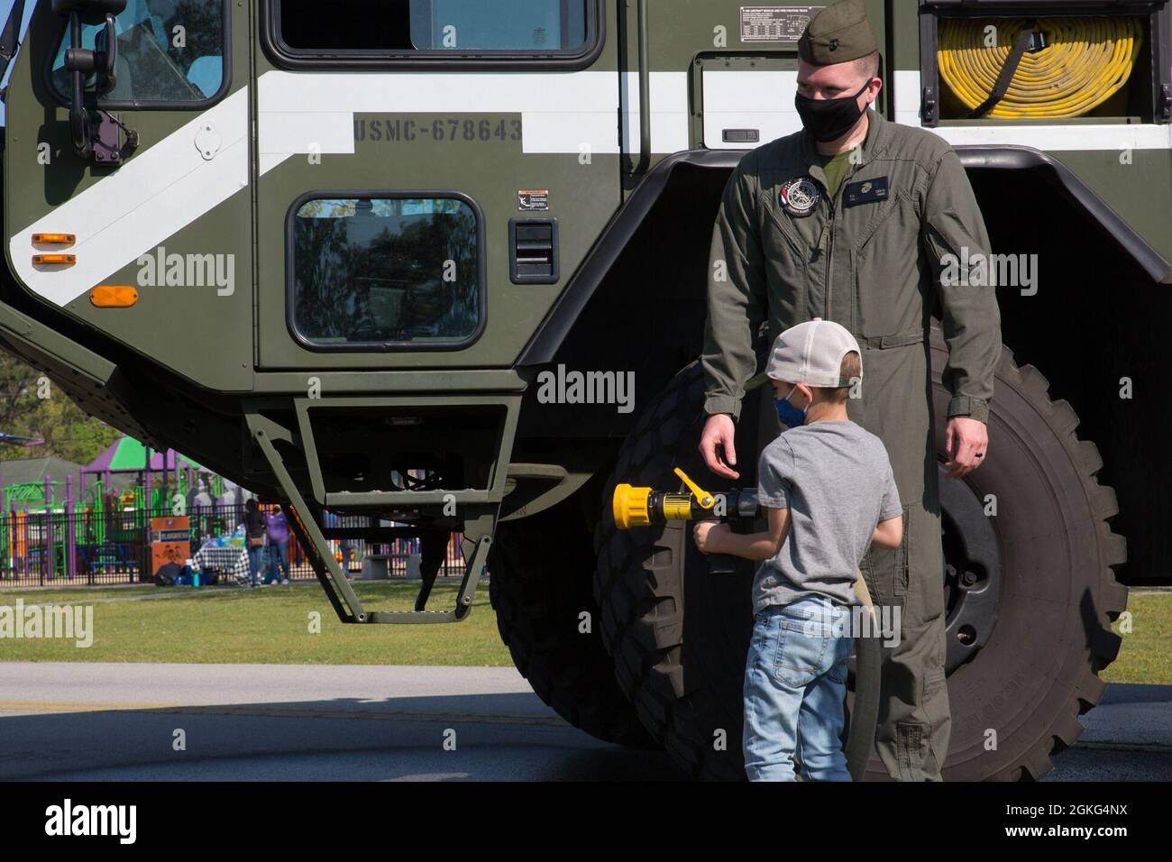 Cpl. Tyler Tesch, a rescue man with Marine Corps Air Station (MCAS ...