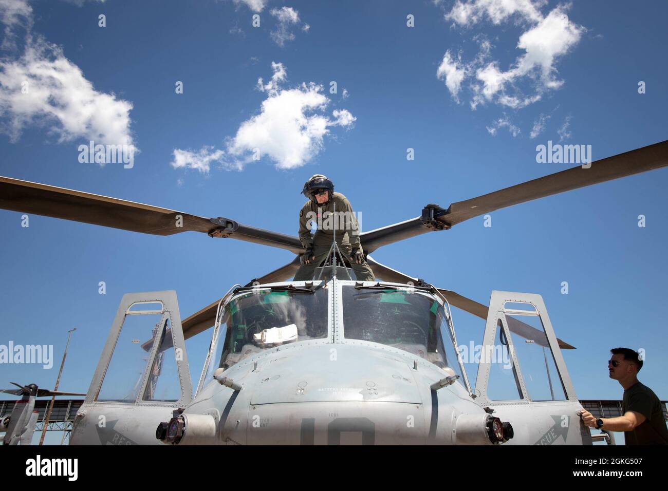 U.S. Marine Corps Capt. James Foley Jr., a pilot with Marine Rotational ...