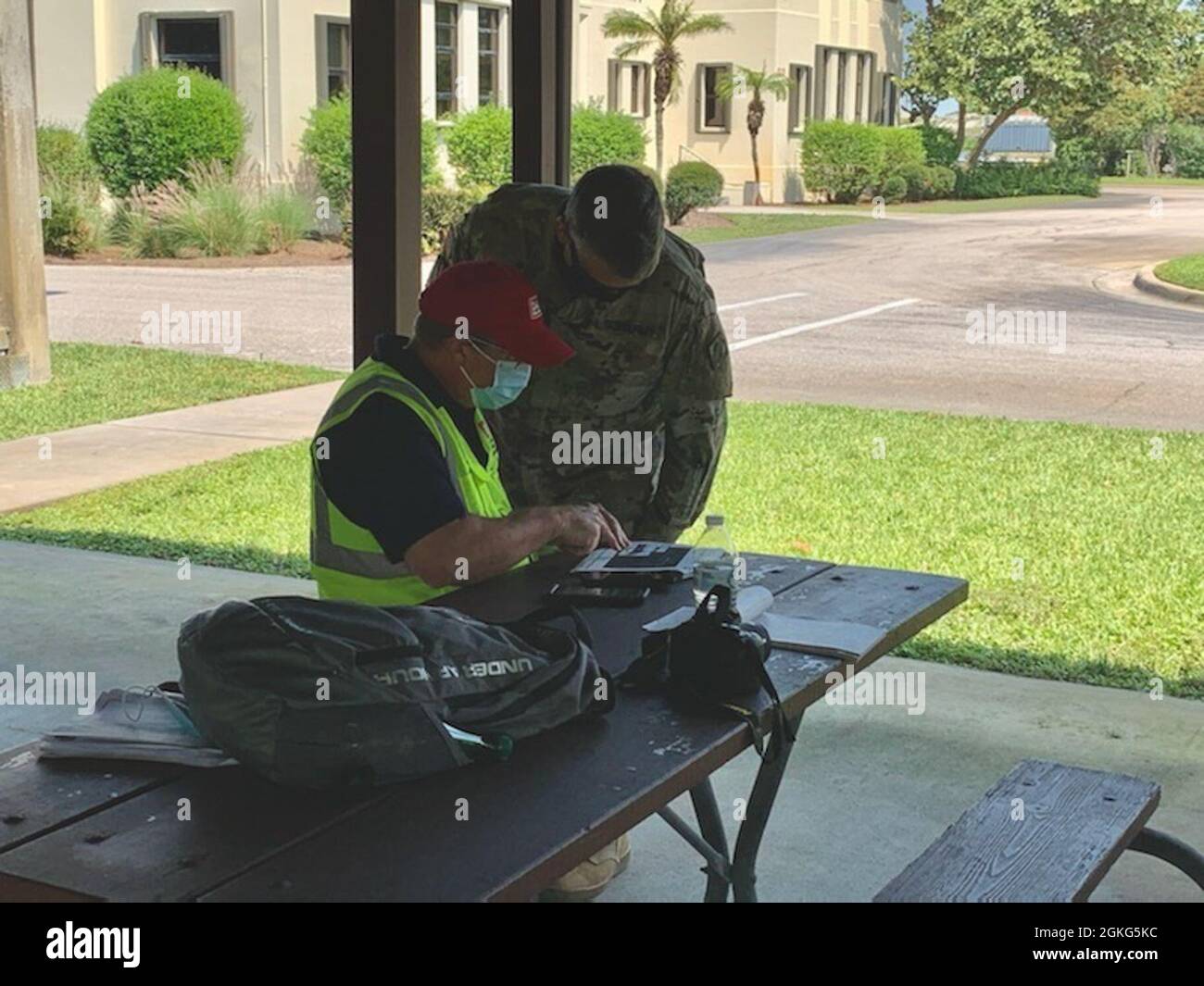 U.S. Army Corps of Engineers public affairs specialist James Yocum ...