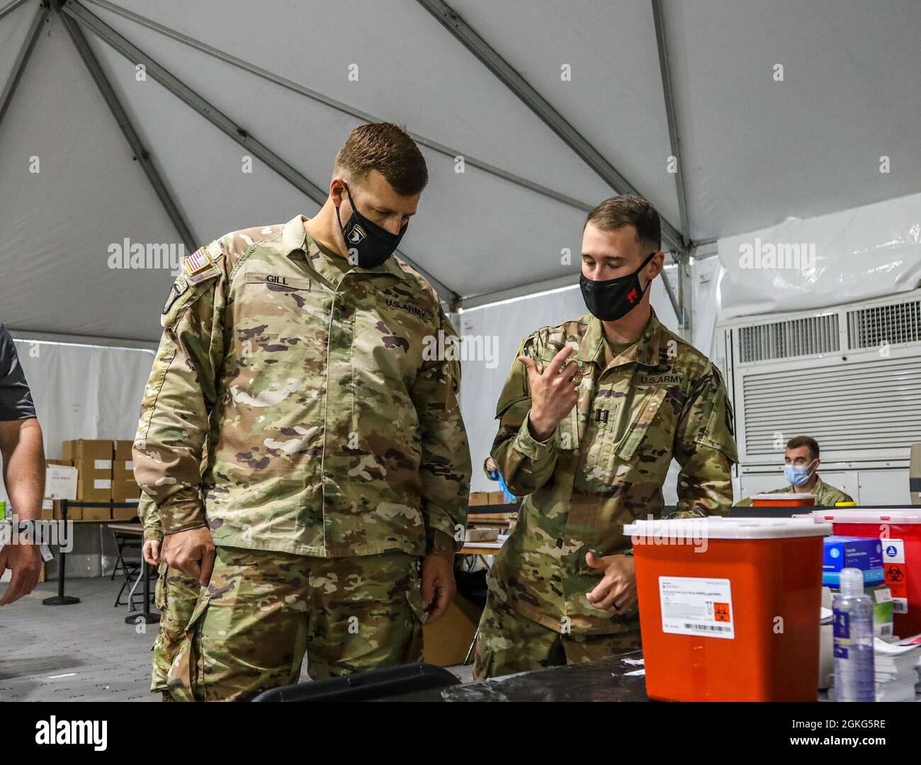 U.S. Army Cpt. Jonathan Gagne, company commander assigned to the 626 ...