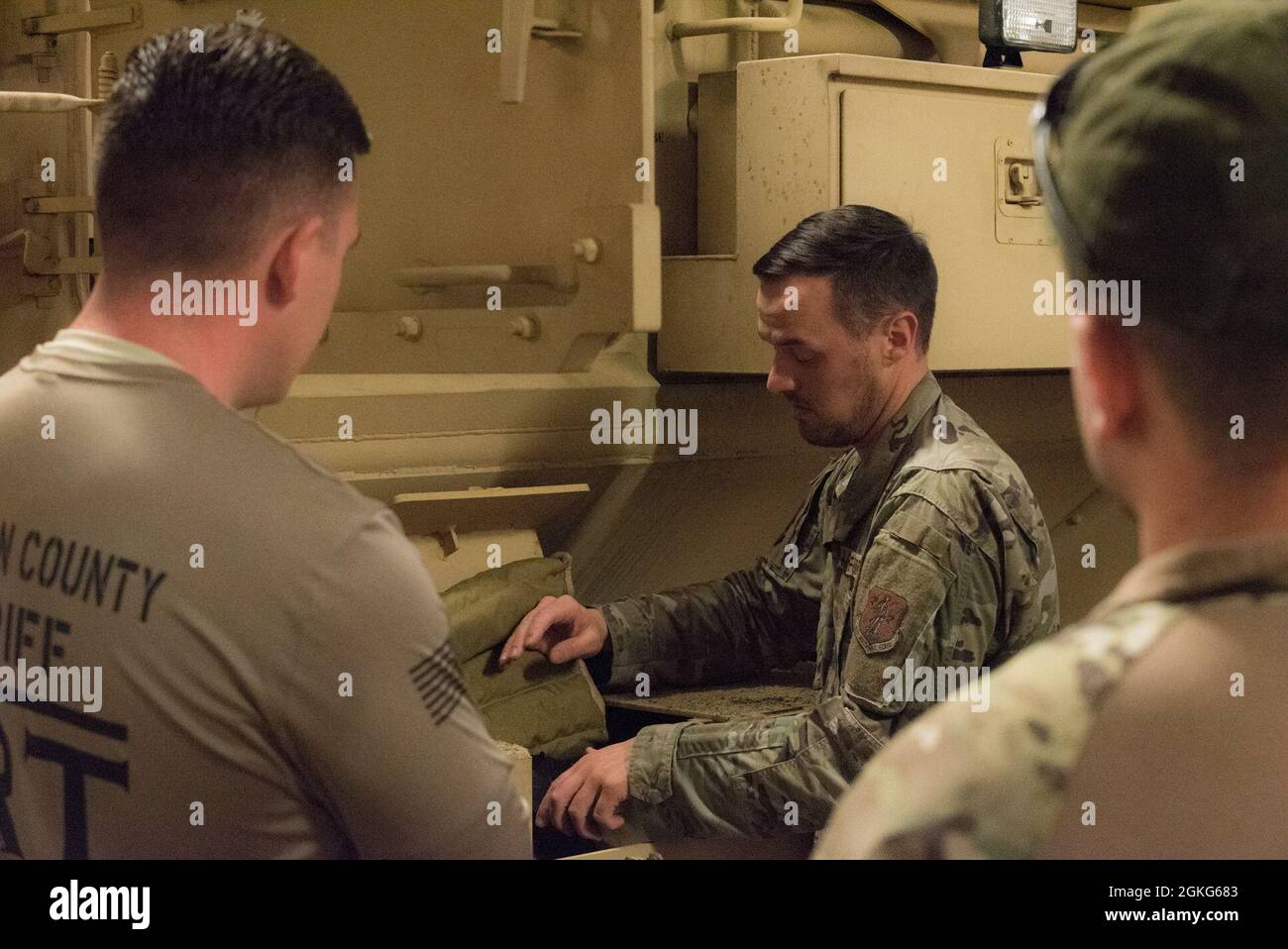 U.S. Air Force Tech. Sgt. Thomas Shepherd, a ground transportation ...