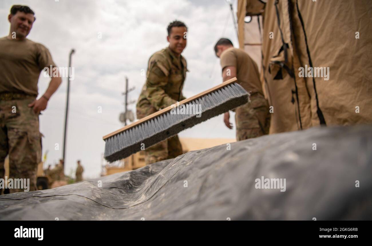 Soldiers throughout the 75th Field Artillery Brigade from Fort Sill, OK ...