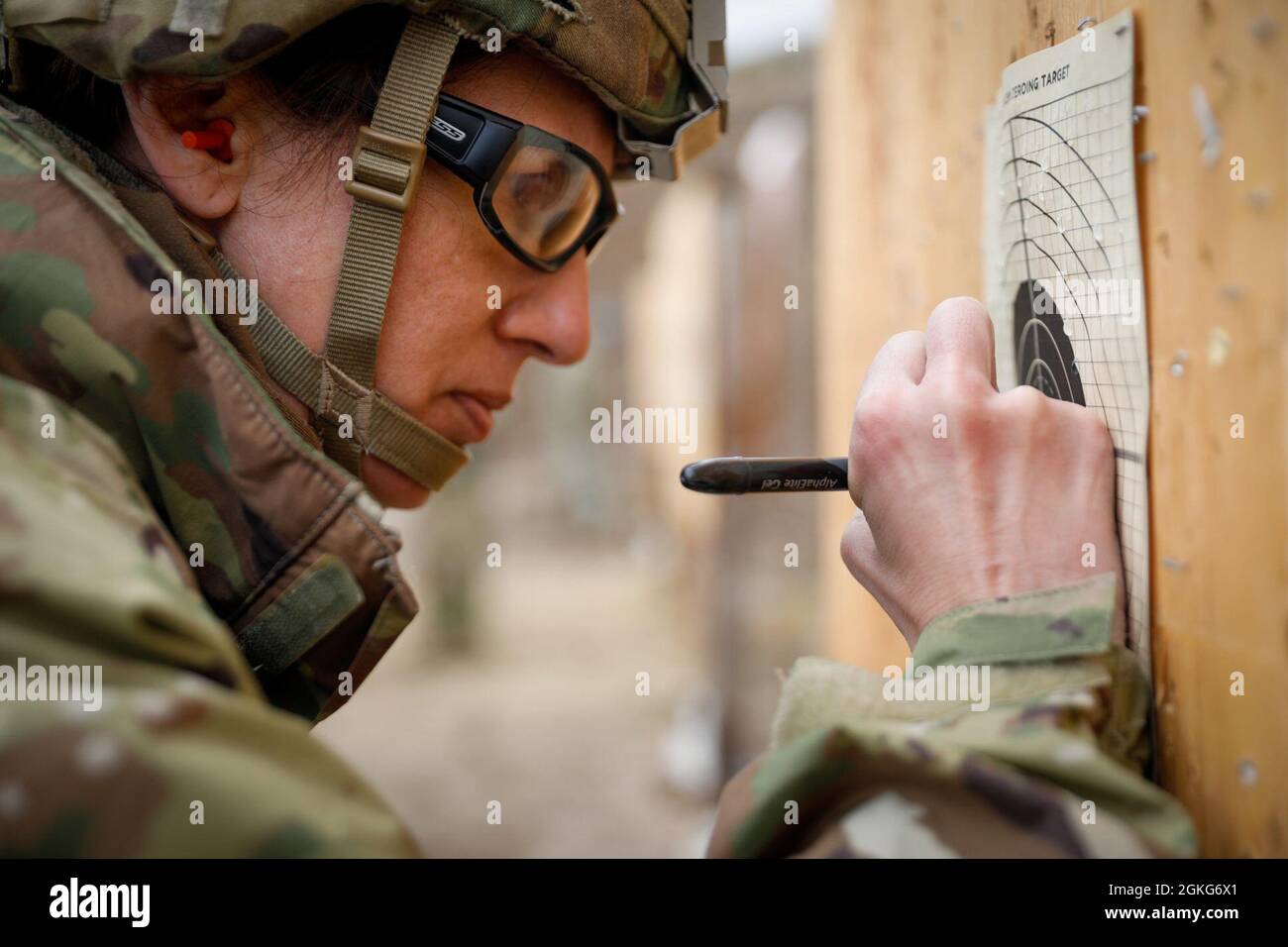 U.S. Army Staff Sgt. Emily Morehead from the 801st Combat Support ...