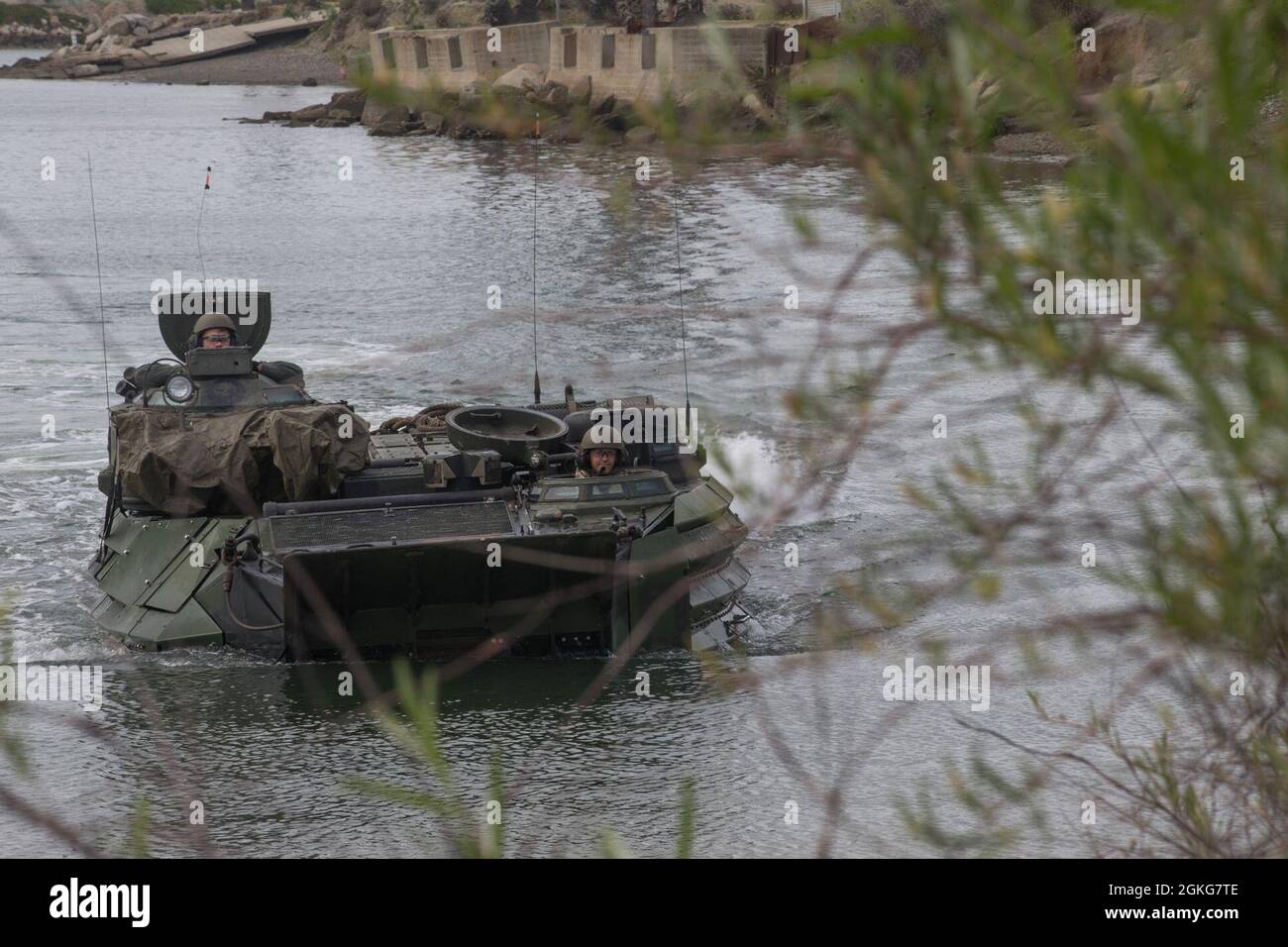 U.S. Marines with 3rd Assault Amphibian Battalion, 1st Marine Division ...