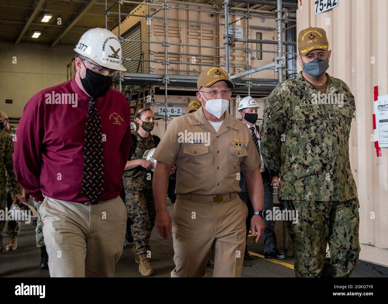 210414-N-OH958-1037 PORTSMOUTH, Va. (April 14, 2021) Admiral Mike Gilday, Chief of Naval ...