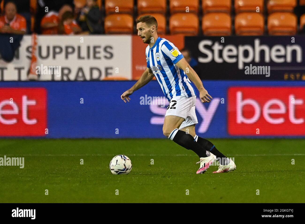 Tom Lees #32 of Huddersfield Town in action during the game Stock Photo ...