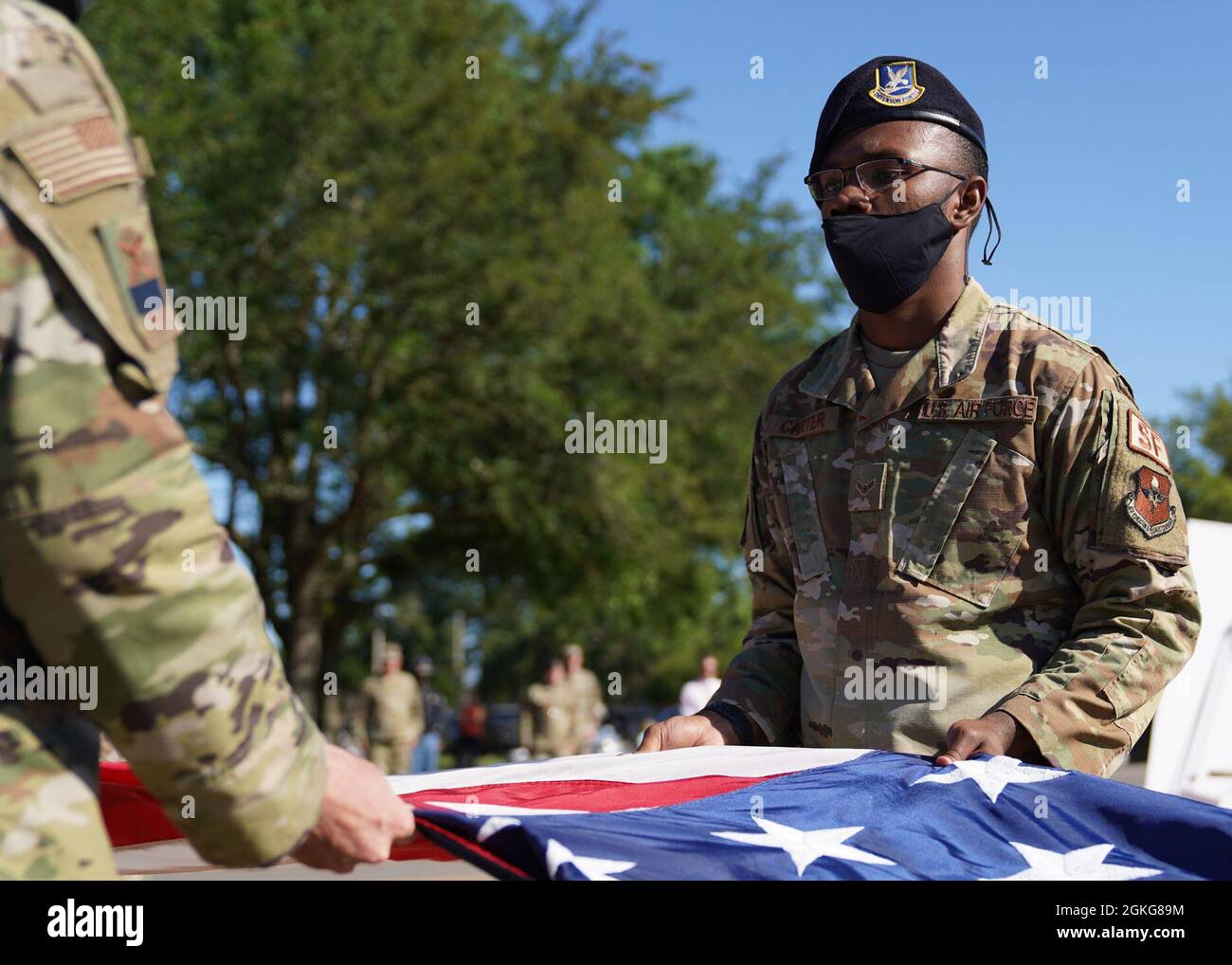 U.S. Air Force Airman 1st Class LaDarian Carter, 81st Security Forces ...