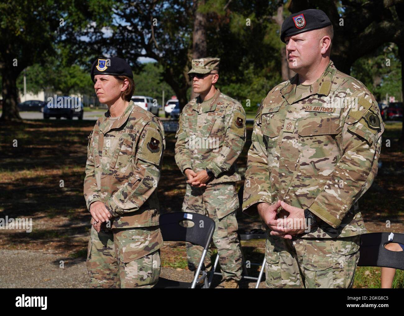 U.S. Air Force Maj. Gen. Andrea Tullos, Second Air Force commander ...