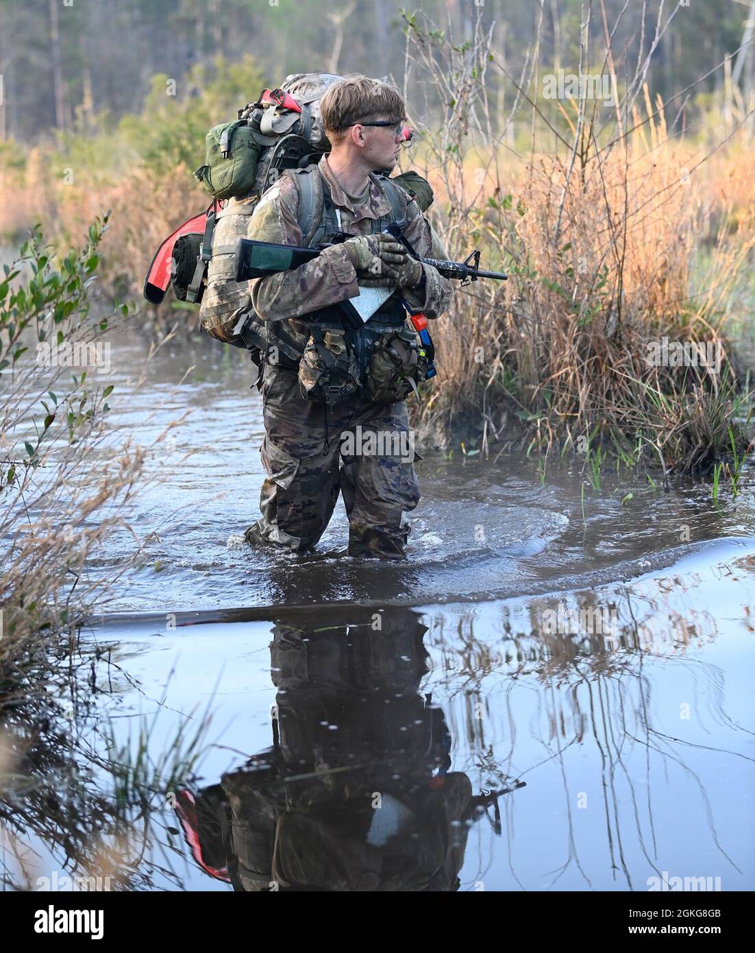 A Soldier from the U.S. Army John F. Kennedy Special Warfare Center and ...