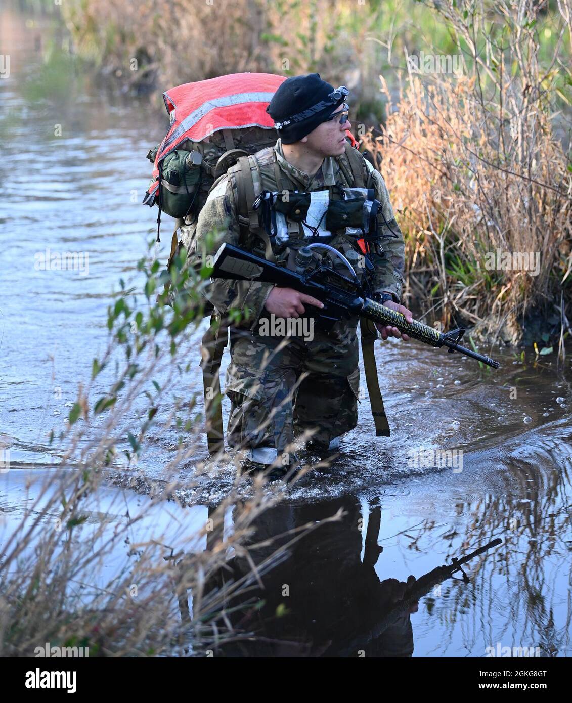 A Soldier from the U.S. Army John F. Kennedy Special Warfare Center and ...