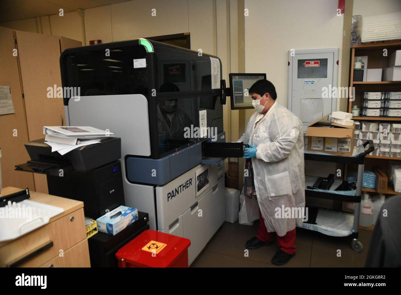 Katie Loftin, medical technologist for NMCCL's Laboratory Department ...